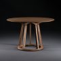 Mesa Pivot redonda en madera, diseño moderno para Artisan