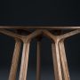 Mesa Pivot redonda en madera, diseño moderno para Artisan